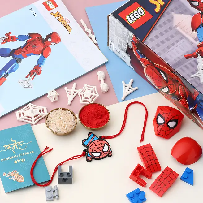 Sneh Spiderman Rakhi & Spiderman Lego canada | Gift Sneh Spiderman ...