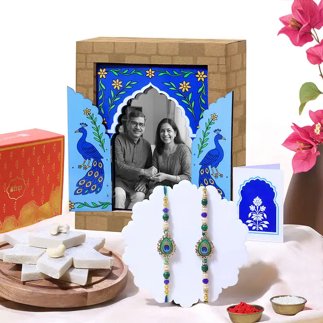 Mor Bagh Royal BB Rakhi Hamper canada | Gift Mor Bagh Royal BB Rakhi ...