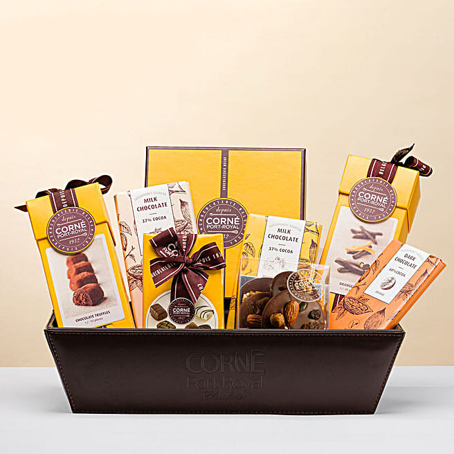 Corne Port Royal Ultimate Belgian Chocolate Hamper italy | Gift Corne ...