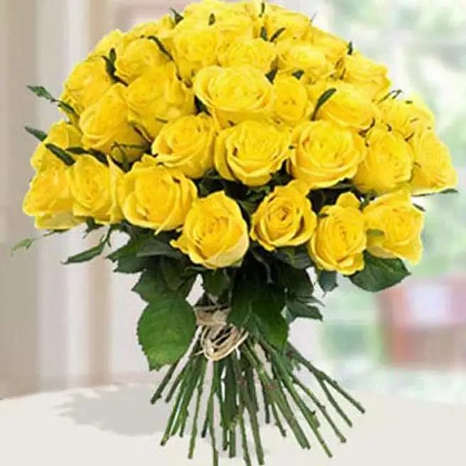 30 Yellow Roses Bouqet KT kuwait | Gift 30 Yellow Roses Bouqet KT- FNP