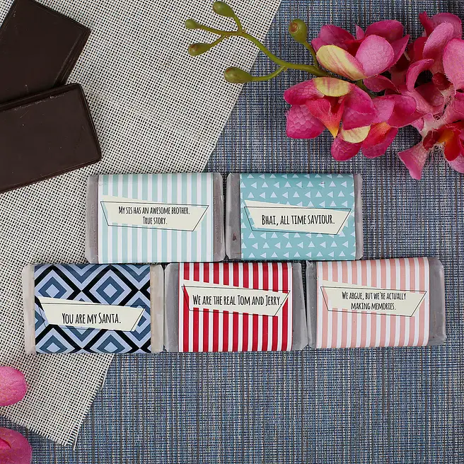Buy/Send Chocolate Bars For Brother- 5 Pieces Online- FNP