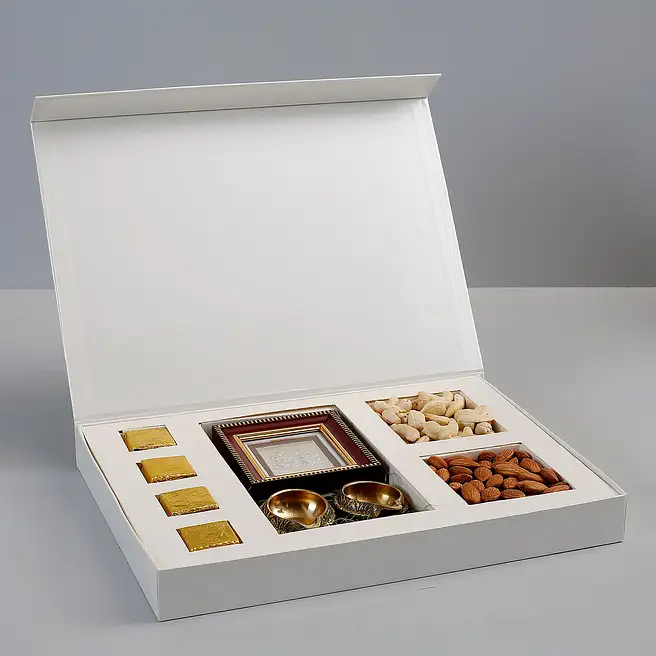 Buy/Send Diwali Combo Box With Lakshmi Ganesha Frame Online- FNP