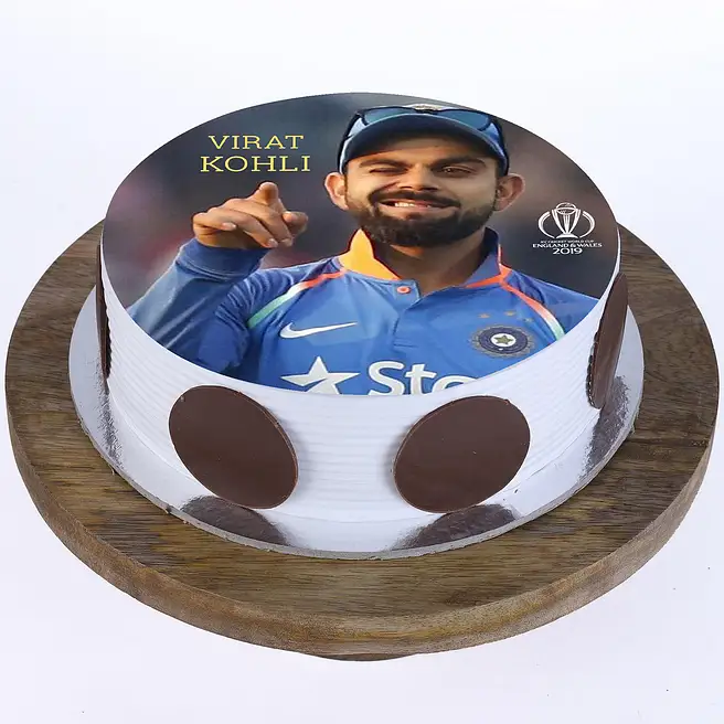 Buy/Send Virat Kohli Photo Cake Online- FNP