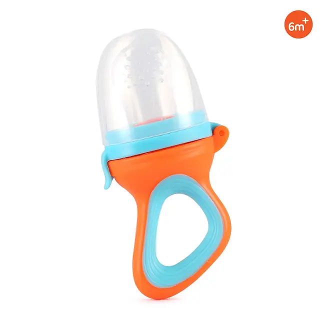Buy/Send Hygienic Snap Lock Nibbler Silicone Fruit Feeder Orange Online ...