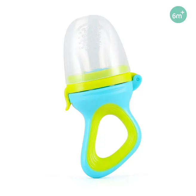 Buy/Send Hygienic Snap Lock Nibbler Silicone Fruit Feeder Green Online- FNP