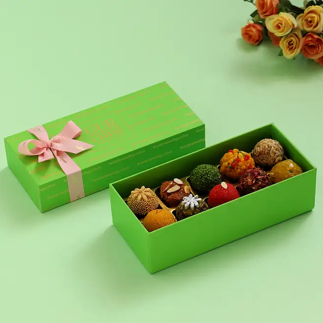 Buy/Send Ten Unique Sweets In Green Gift Box Online- FNP
