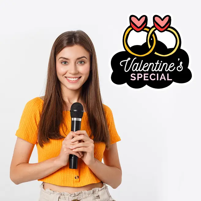Buy/Send Valentine's Day Songs By Female Singer On Video Call Online- FNP