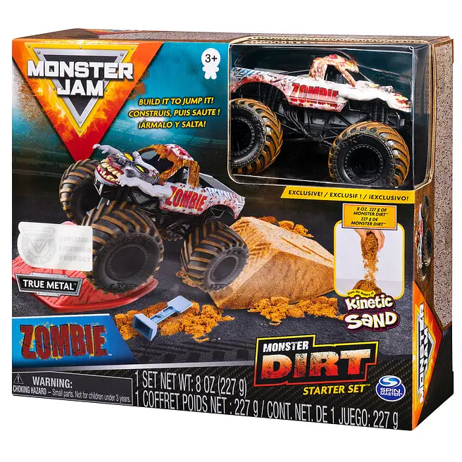 Buy/Send Monster Jam Kinetic Dirt Zombie Starter Set Online- FNP