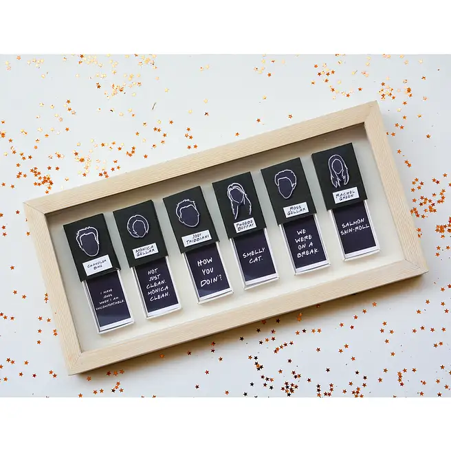 Buy/Send Friends Black Pinewood Frame Matchbox Online- FNP