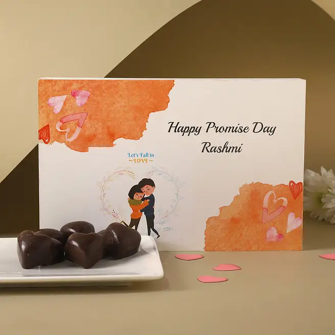 Buy/Send Personalised Promise Day Chocolate Box Online- FNP
