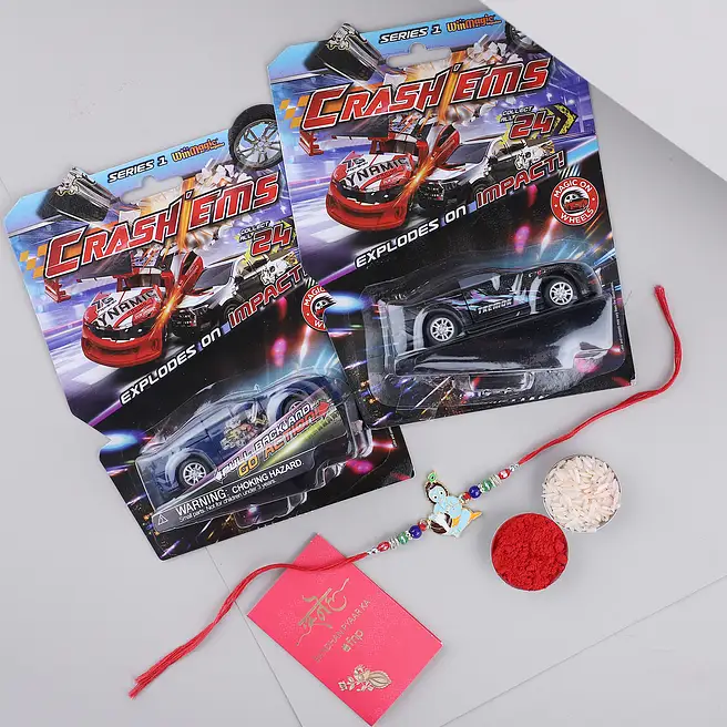 Buy/Send Kids Rakhi & Car Gift Set of 2 Online- FNP