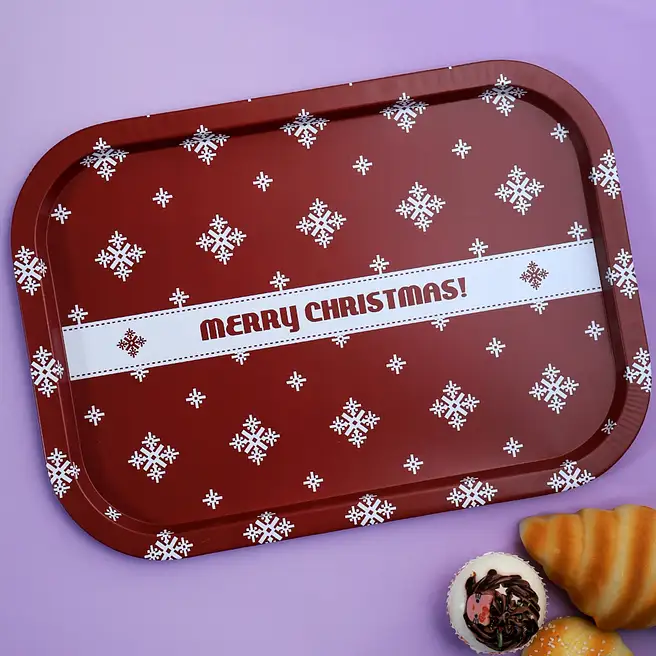 Buy/Send Festive Christmas Tray Set Online- FNP