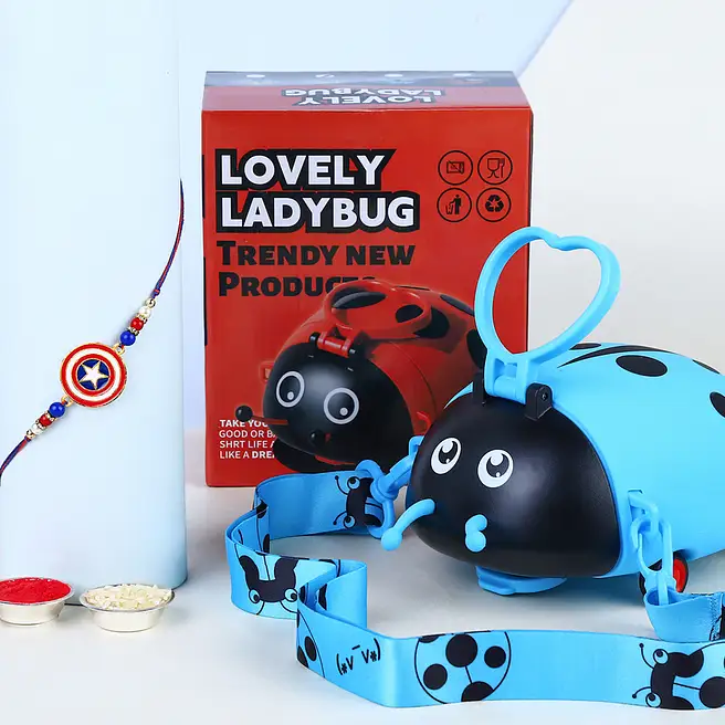 Buy/Send Superhero Hydration Rakhi Bundle- Blue Online- FNP