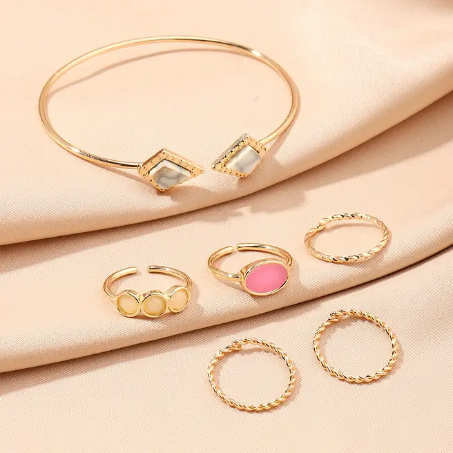Buy/Send Jewellery Set- Bracelet & Ring Online- FNP