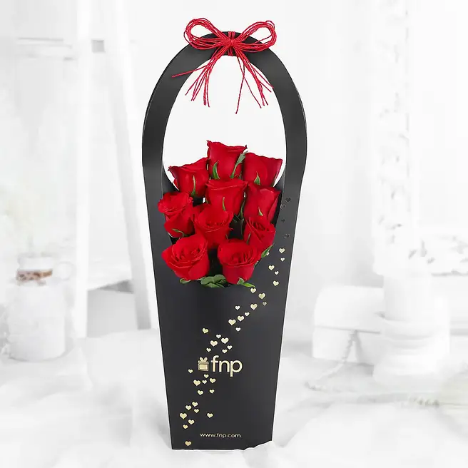 Buy/Send Romantic Red Roses Surprise Online- FNP