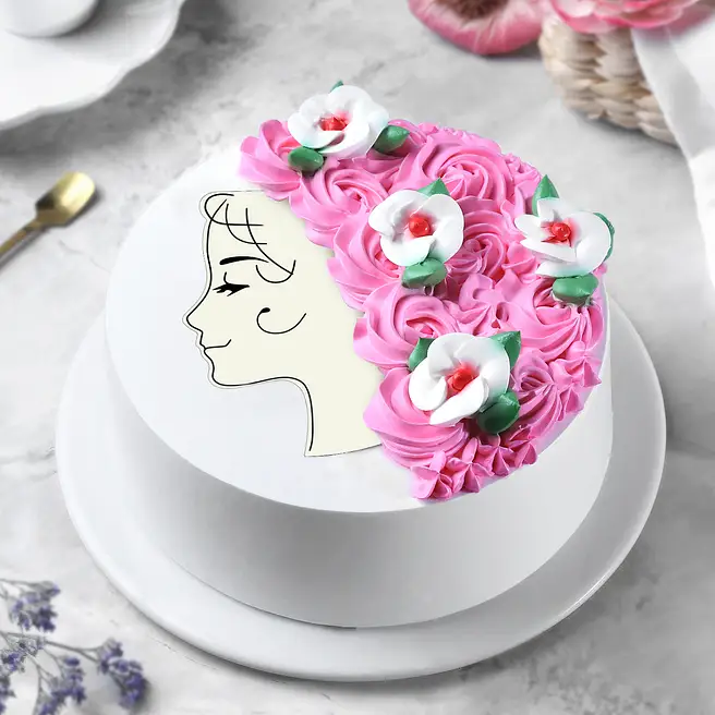 Buy/Send Floral Desire Pineapple Photo Cake Online- FNP