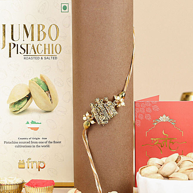 Ethereal Embrace Ram Darbar Rakhi & Raisin Combo mauritius | Gift ...