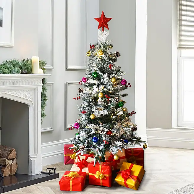 Snow Effect Artificial Christmas Tree oman | Gift Snow Effect ...