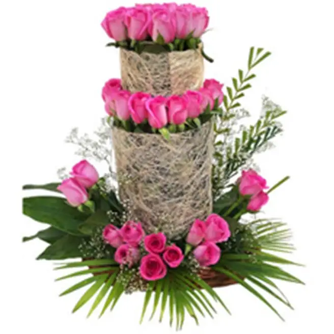 Pink Rose Tower Arrangement philippines | Gift Pink Rose Tower ...