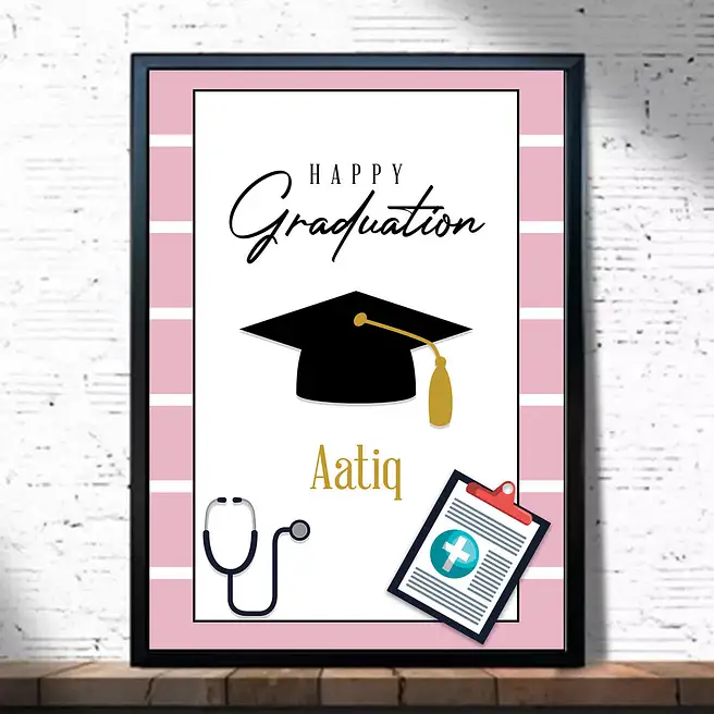 Happy Graduation Personalised Text Frame uae | Gift Happy Graduation ...