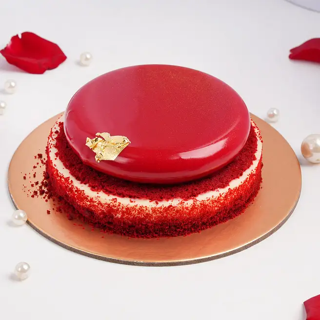 Love Expression Red Velvet Cake uae | Gift Love Expression Red Velvet ...