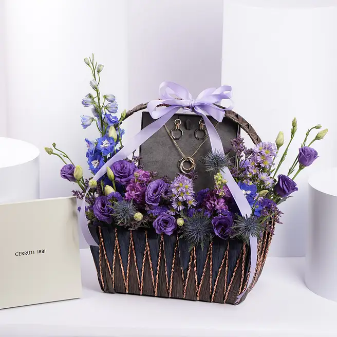 Cerruti 1881 Two Tone Textured Jewellery Gift Set For Her uae | Gift ...