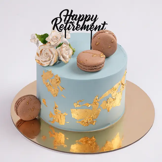 Golden Horizon Retirement cake uae | Gift Golden Horizon Retirement ...