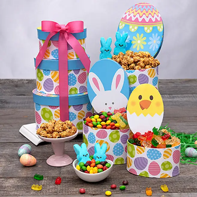 Happy Easter Gift Tower usa | Gift Happy Easter Gift Tower- FNP