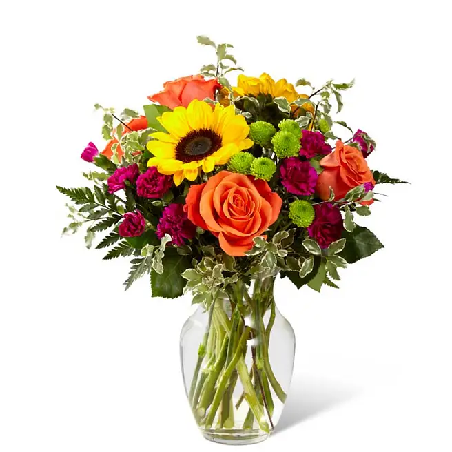 Colors of Passion Bouquet usa | Gift Colors of Passion Bouquet- FNP